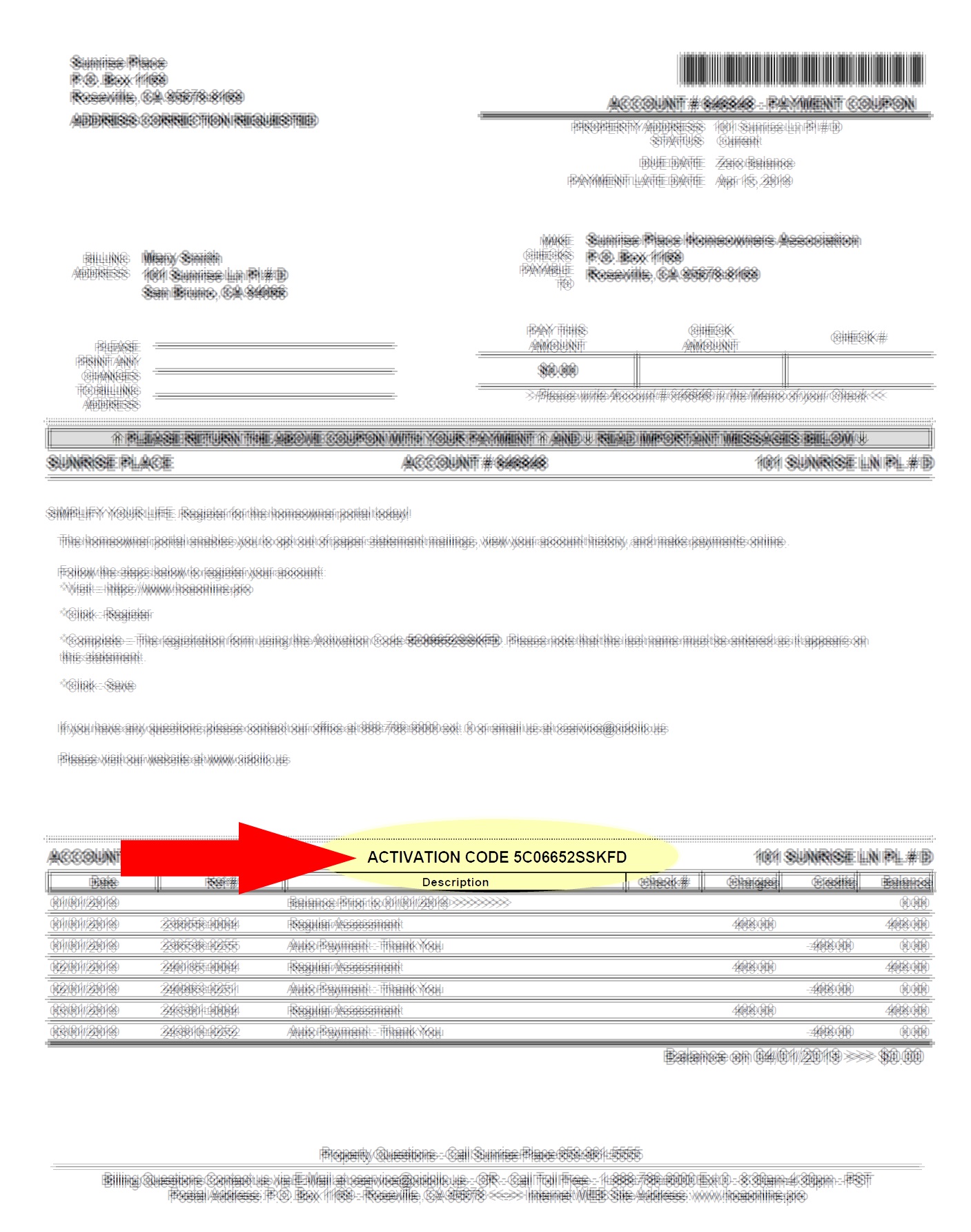 Owner Portal Activation